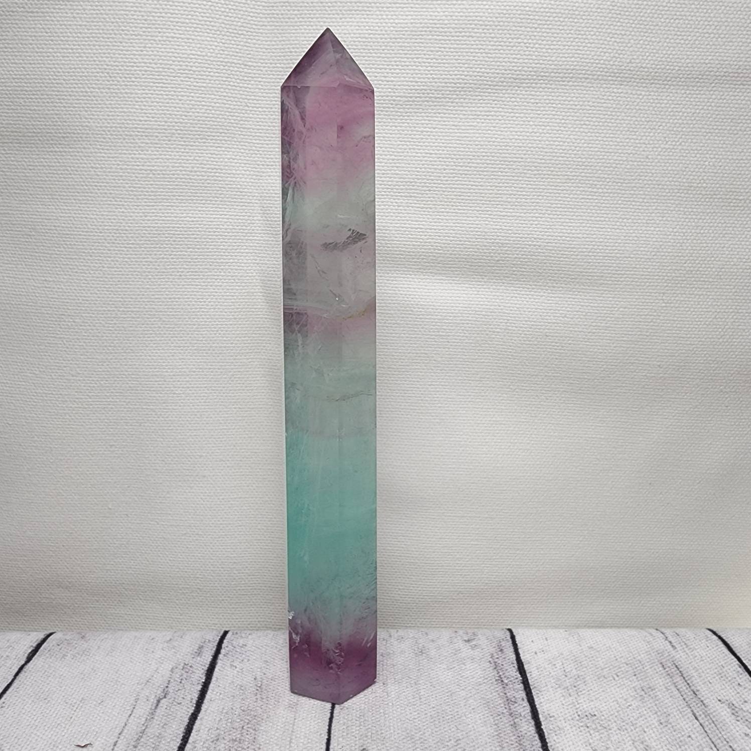 Watermelon Fluorite Tower - Etsy