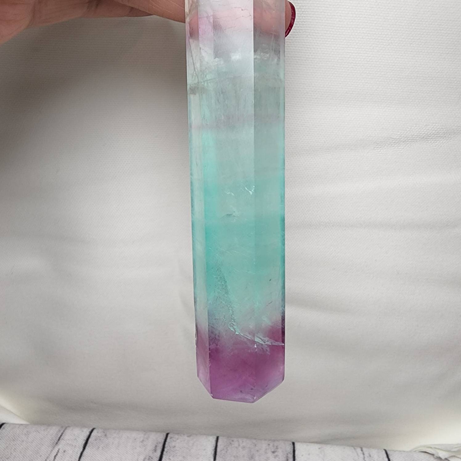 Watermelon Fluorite Tower - Etsy