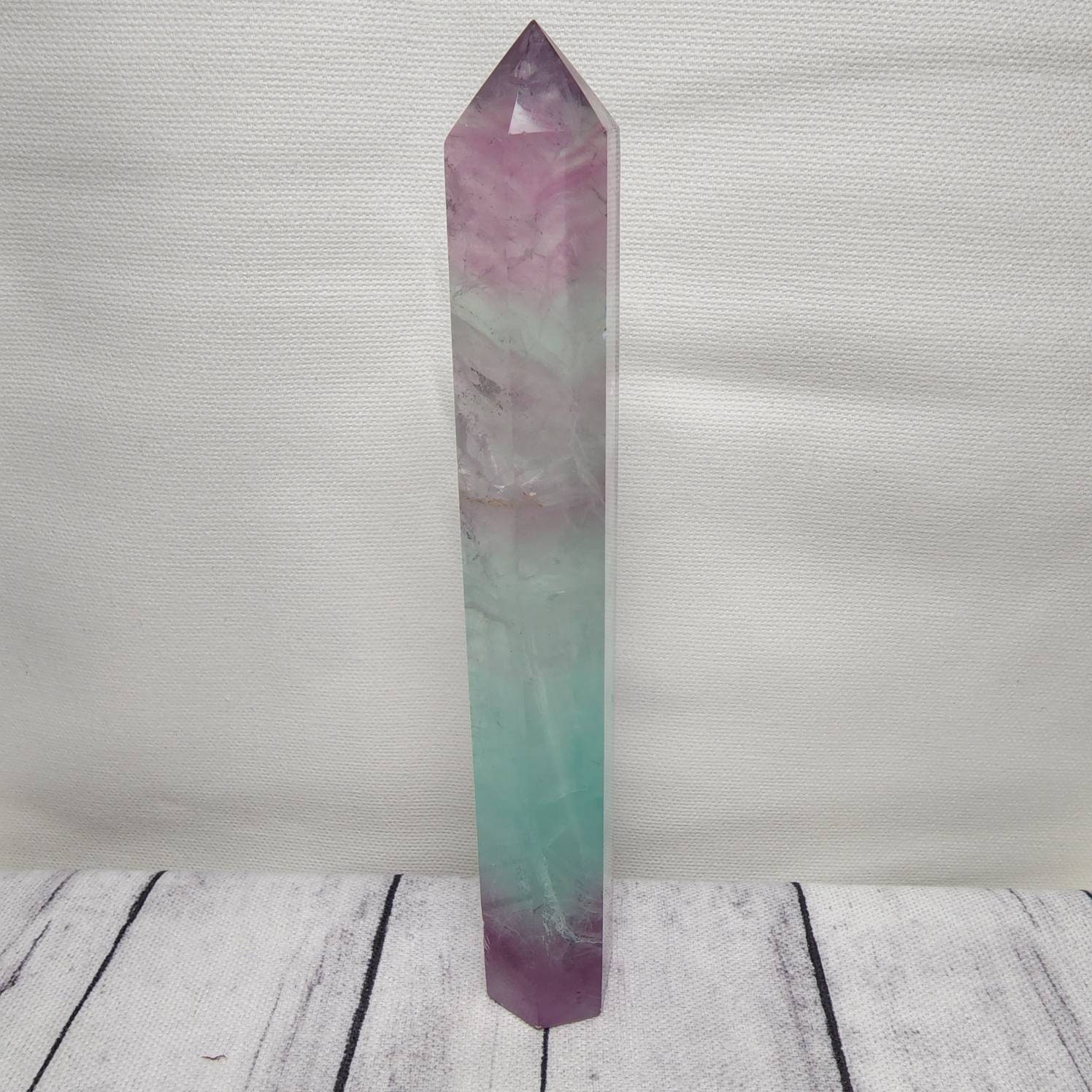 Watermelon Fluorite Tower - Etsy