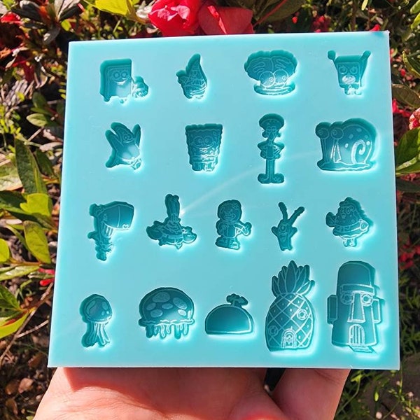 Spongebob Silicone Molds - Etsy