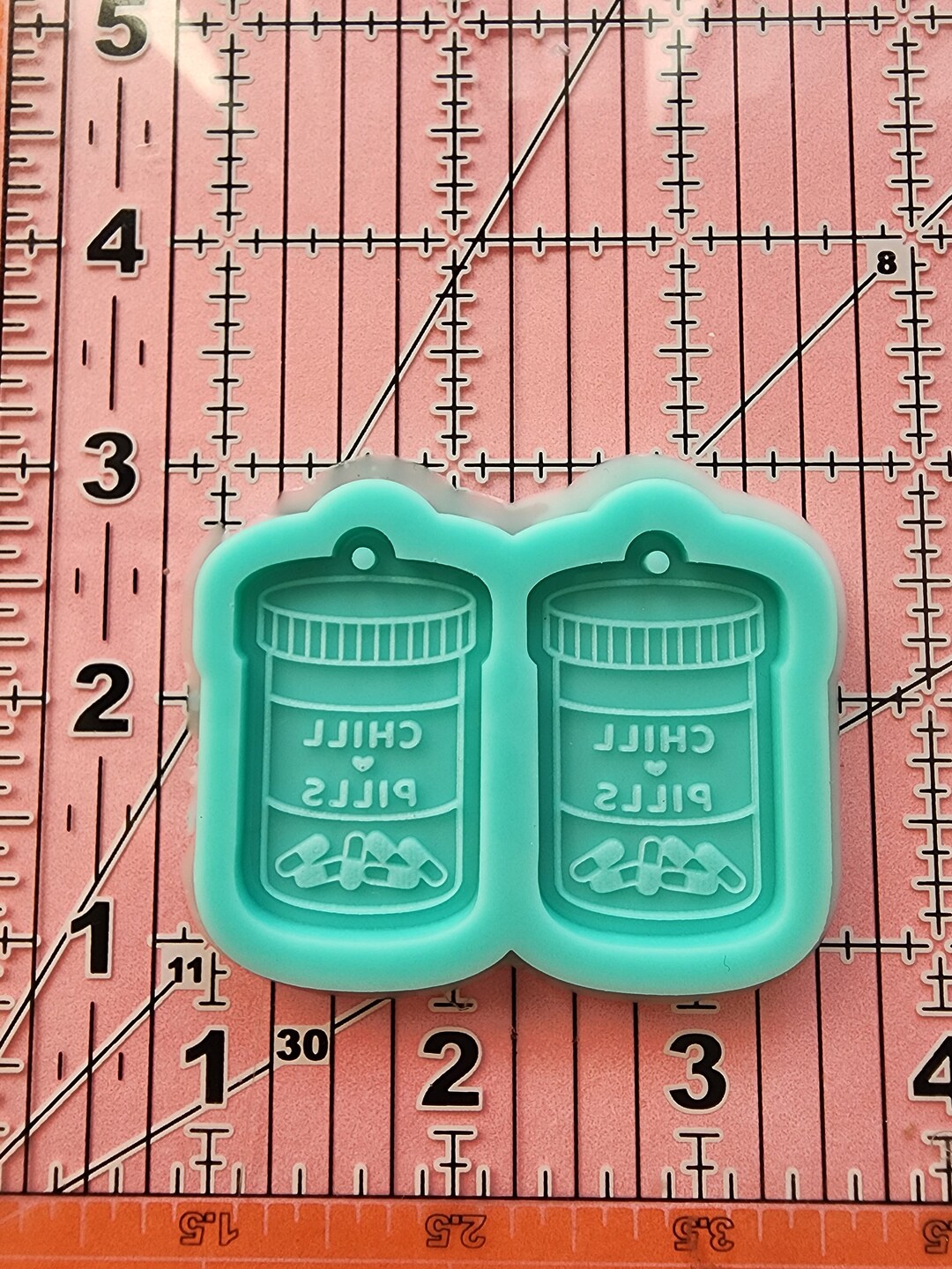 Chill Pill Earrings Silicone Mold - Etsy