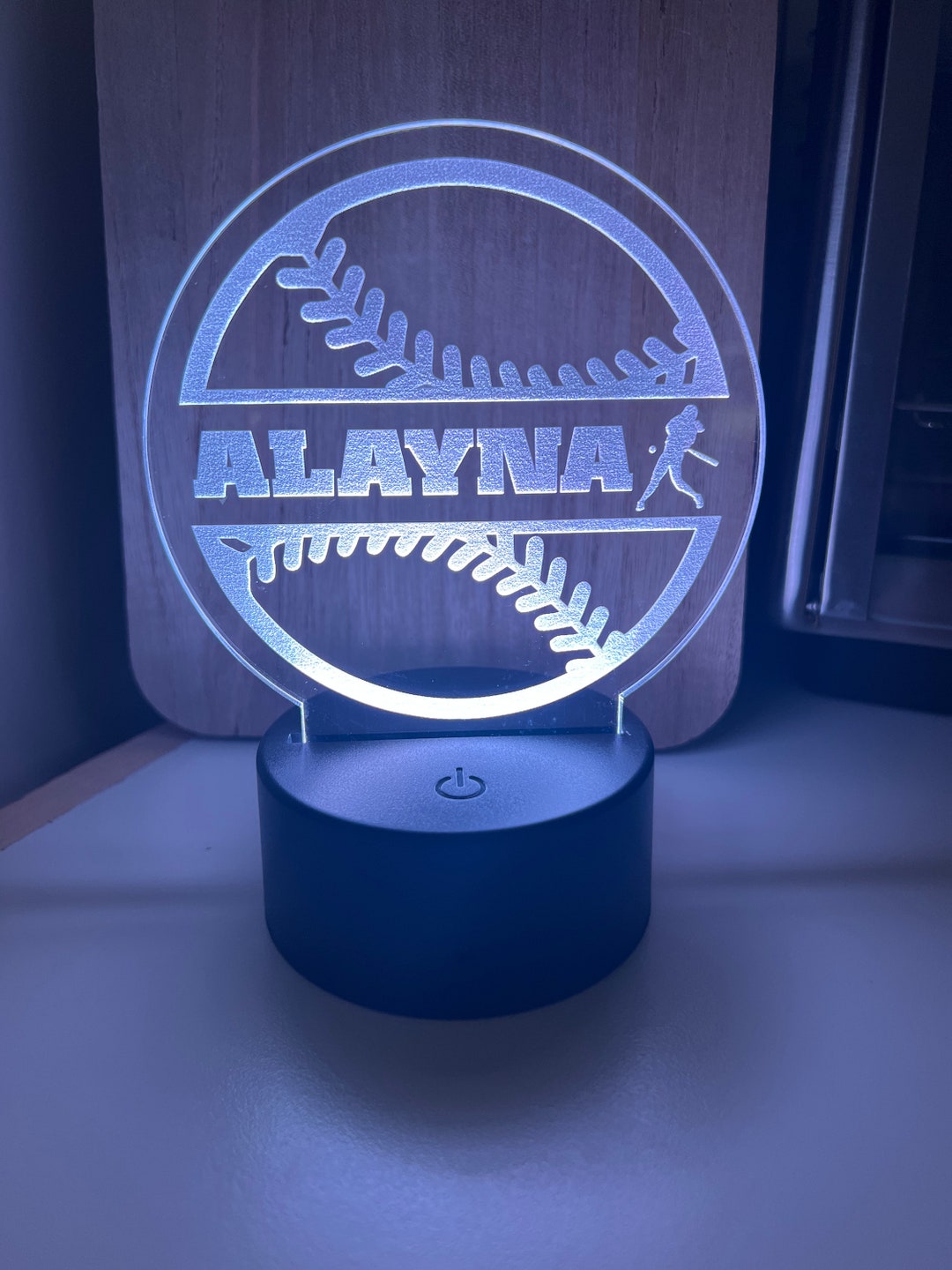 Personalized Softball-baseball LED Light - Etsy