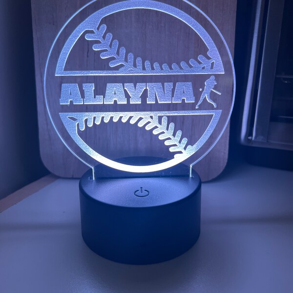 Baseball Light - Etsy