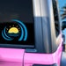 Ocean Wave and Sun Decal for Car Window, Car Accessories, Beach Decal ...