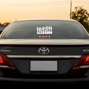 Choose Kindness Decal, Mental Health Car Decal, Car Window Sticker, Car ...