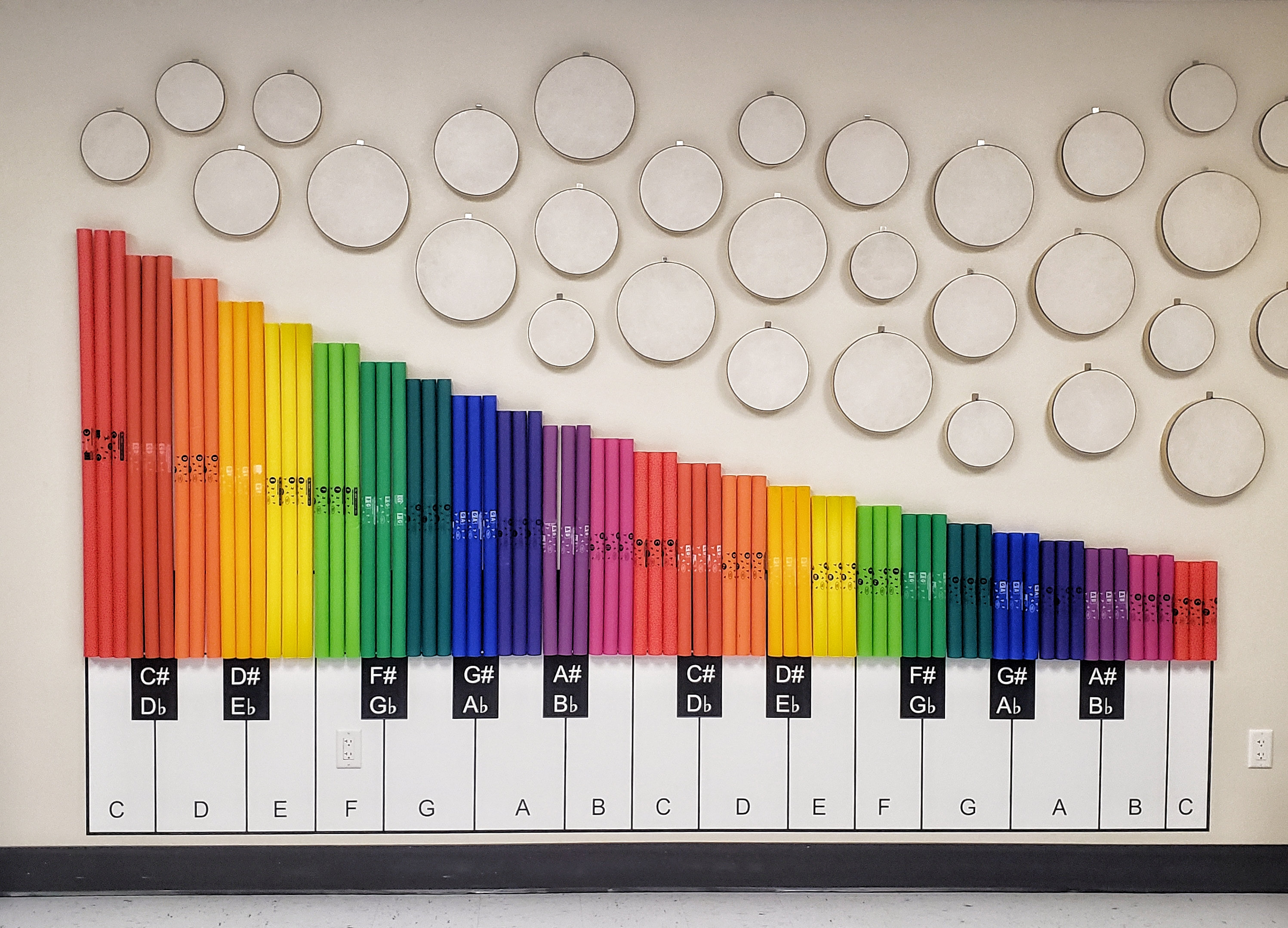 Vinyl Boomwhacker Wall Piano - Etsy