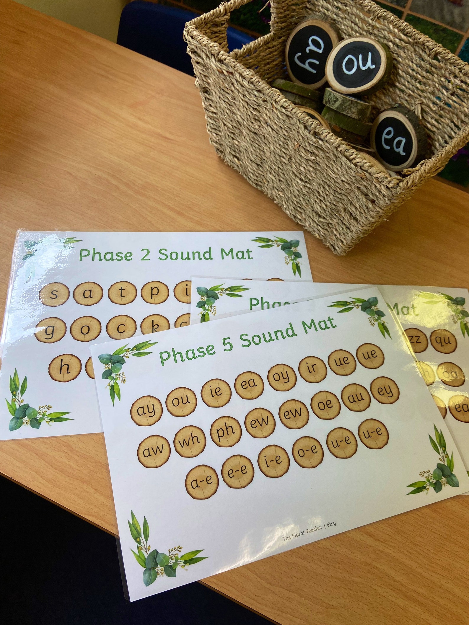 Natural Phonics Mats for Natural Classrooms ~ Phases 2, 3 and 5 ...