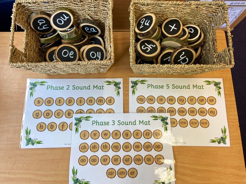 Natural Phonics Mats for Natural Classrooms ~ Phases 2, 3 and 5 ...