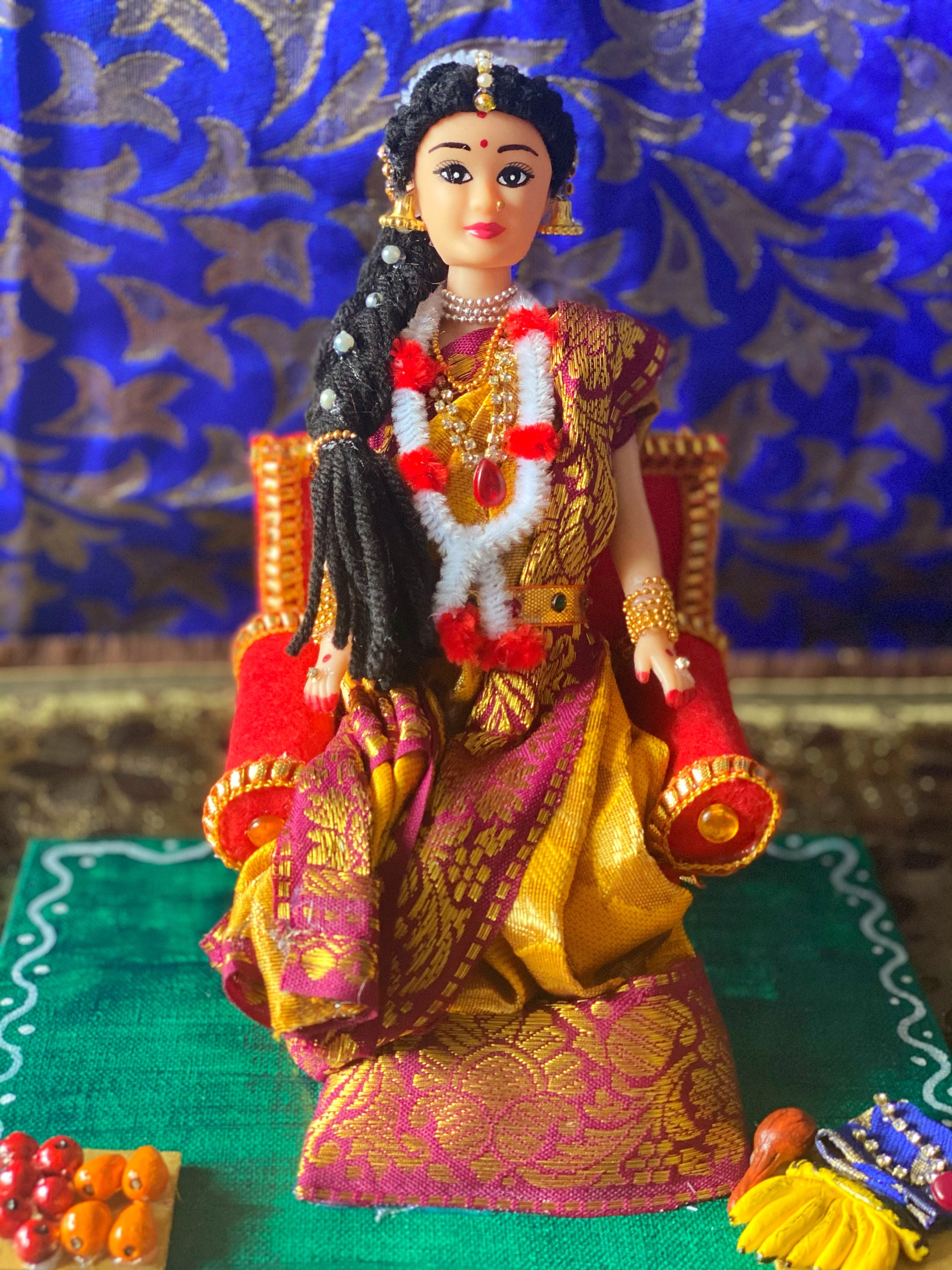 Seemantham Doll Set/ Baby Shower Dolls/ South Indian Baby Shower Doll ...