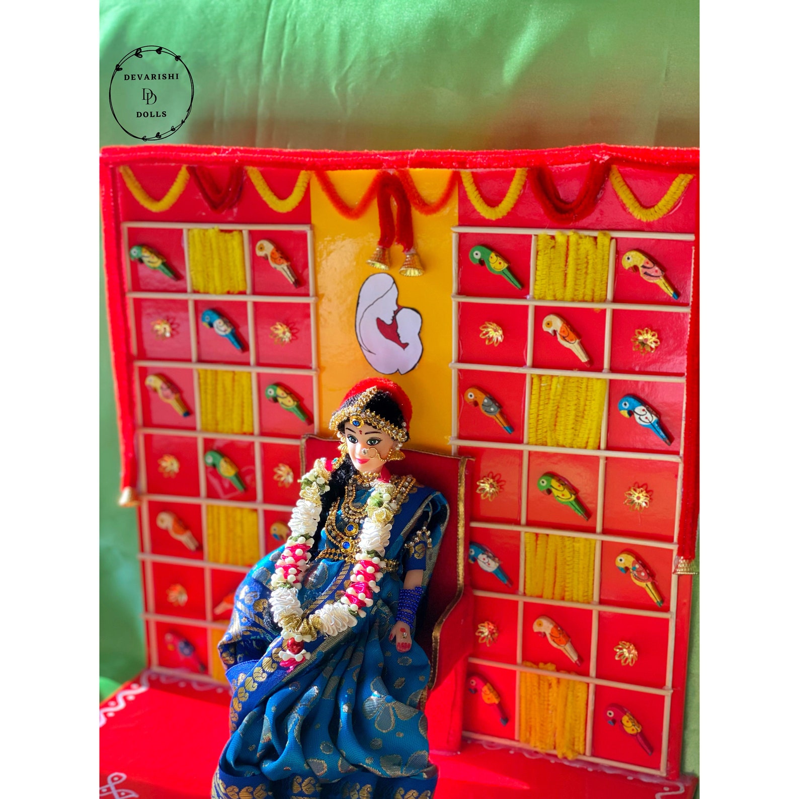Baby Shower Doll Set/ Seemantham Doll Set/ Valaikappu Doll - Etsy