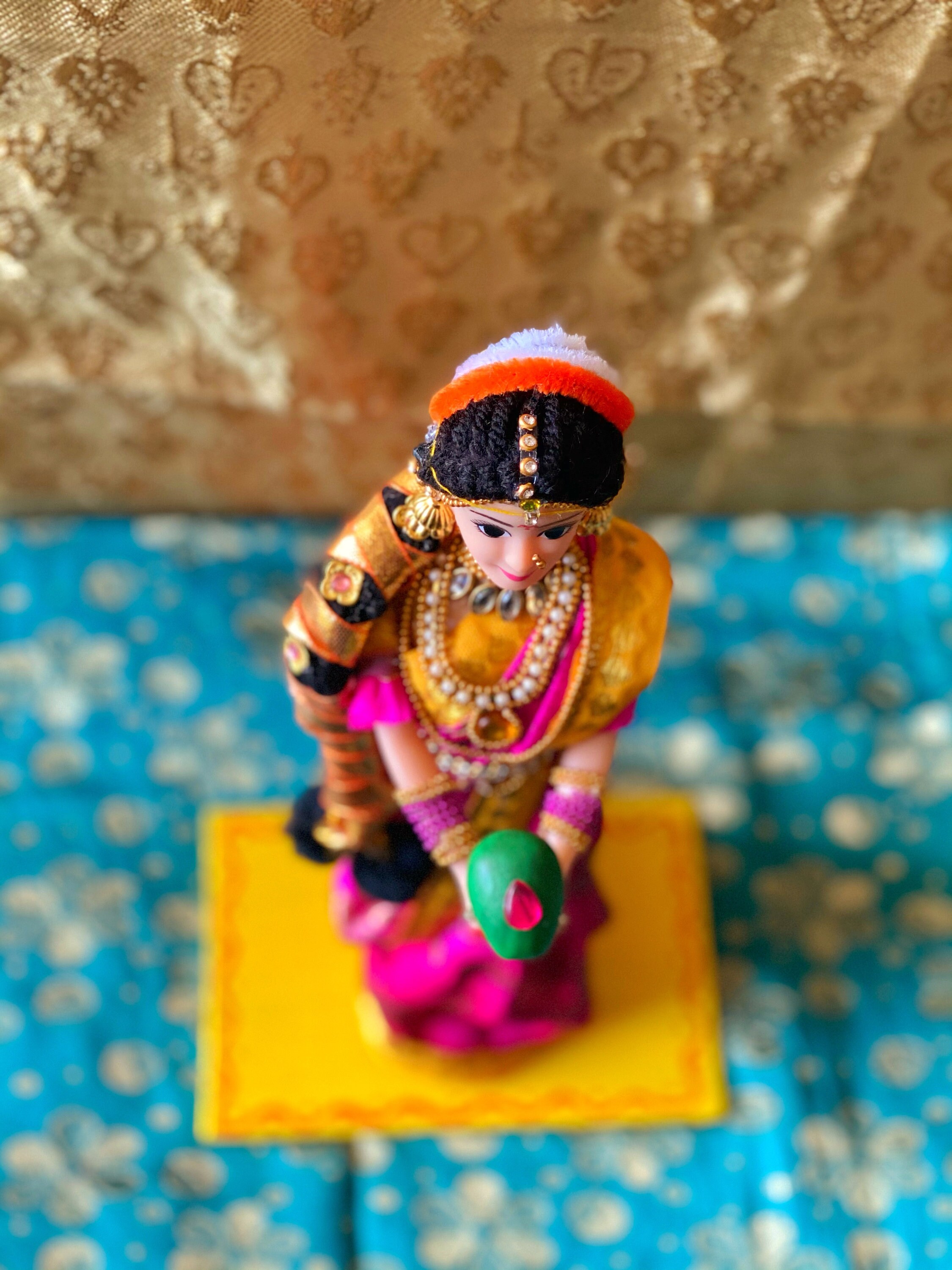 South Indian Wedding Doll/ Indian Wedding Dolls/ Telugu Bride/ Indian ...
