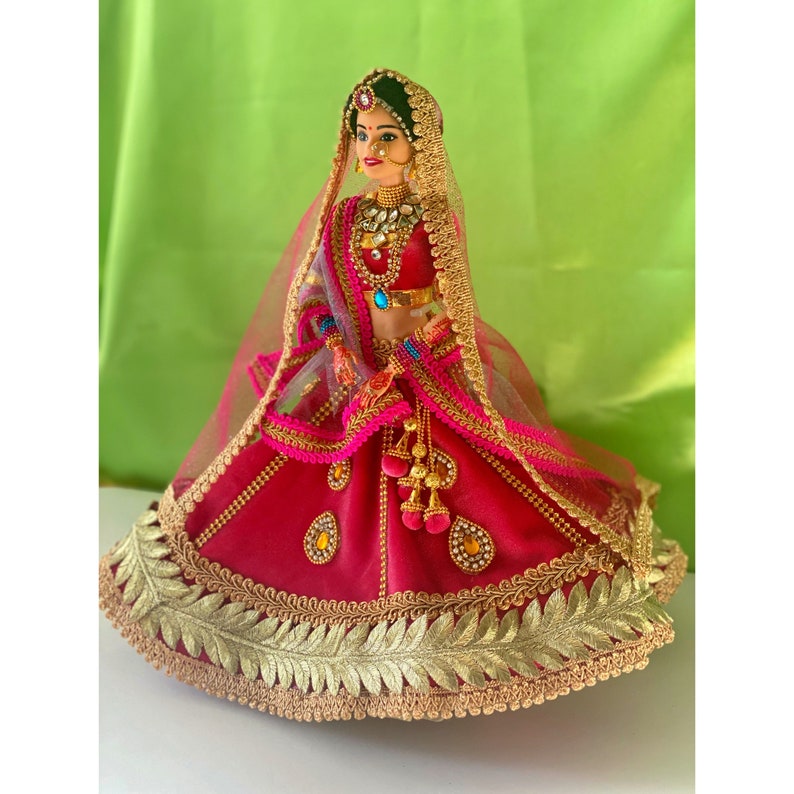 North Indian Bride Doll/indian Bridal Doll/ Indian Wedding Dolls - Etsy