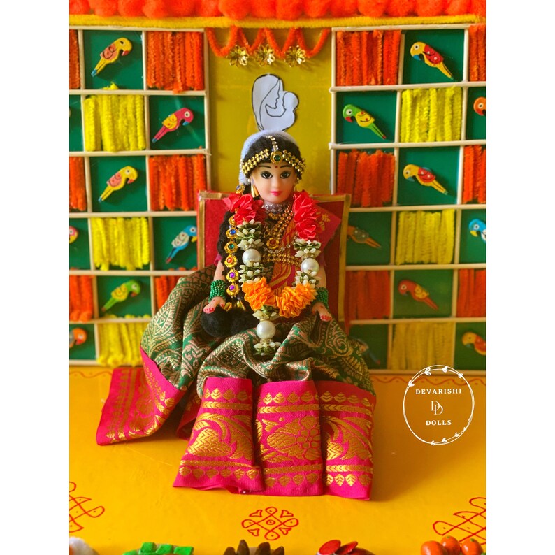 Baby Shower Doll Set/ Seemantham Doll Set/ Valaikappu Doll Set/ Indian ...