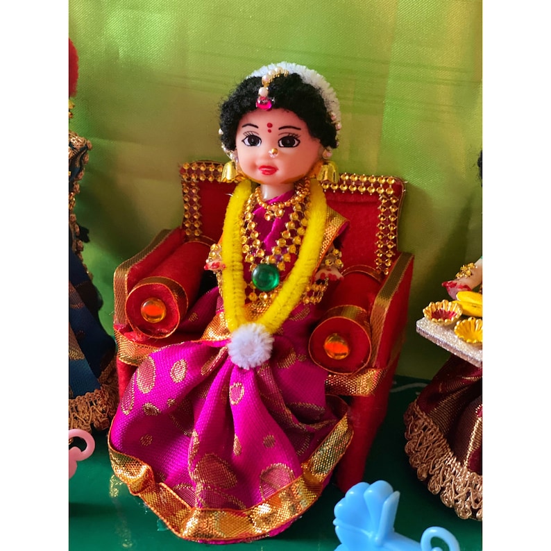 Buy Seemantham Doll Set/ Baby Shower Dolls/ South Indian Baby Shower ...