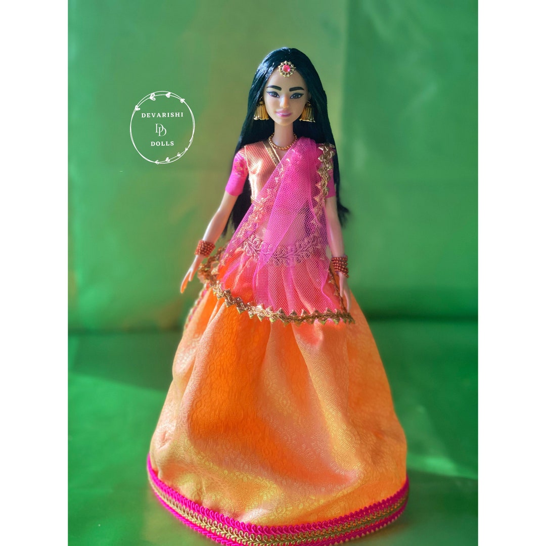 Barbie in Lehanga/ Indian Barbie Doll - Etsy