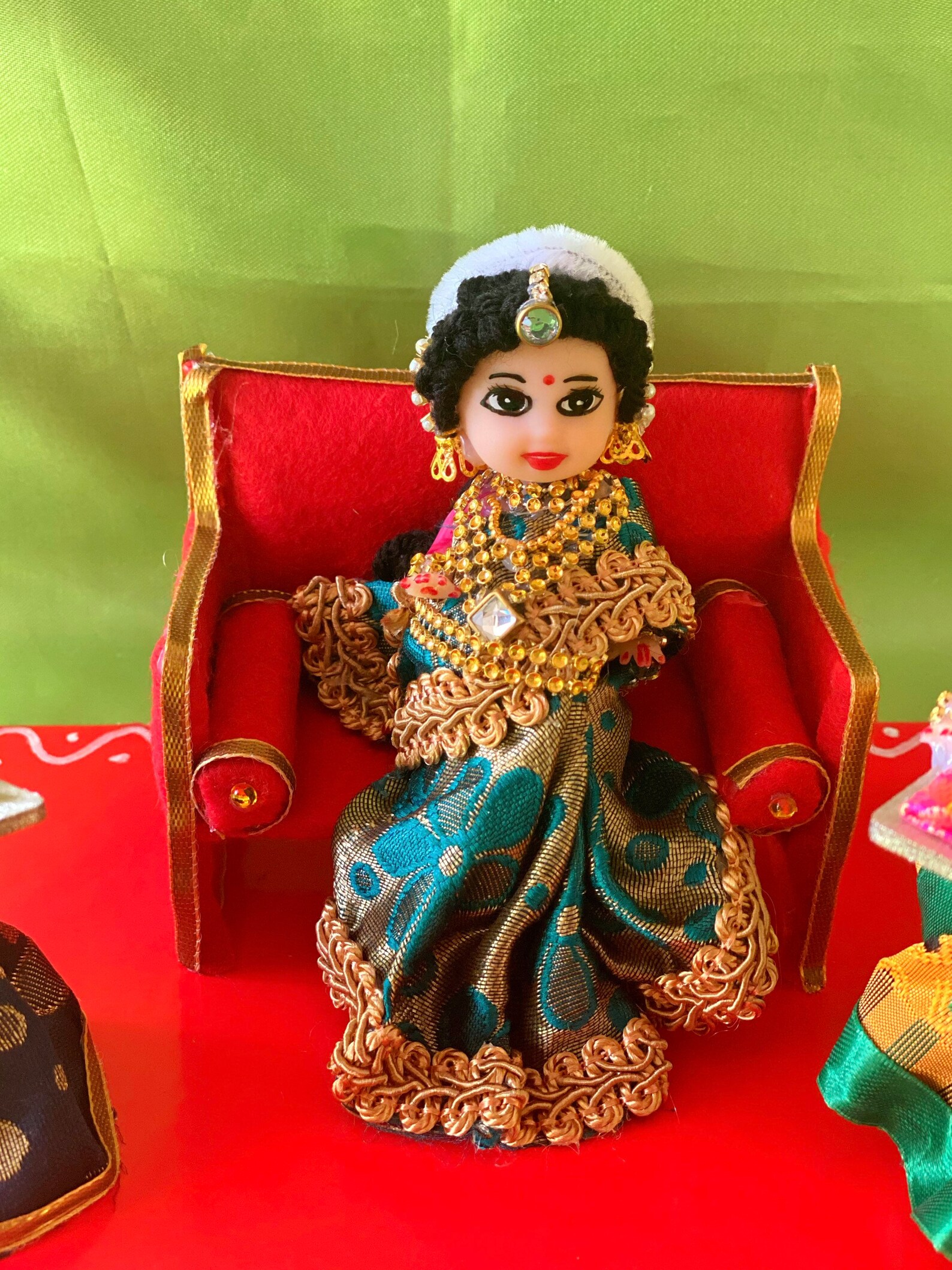 Buy Seemantham Doll Set/ Baby Shower Dolls/ South Indian Baby Shower ...