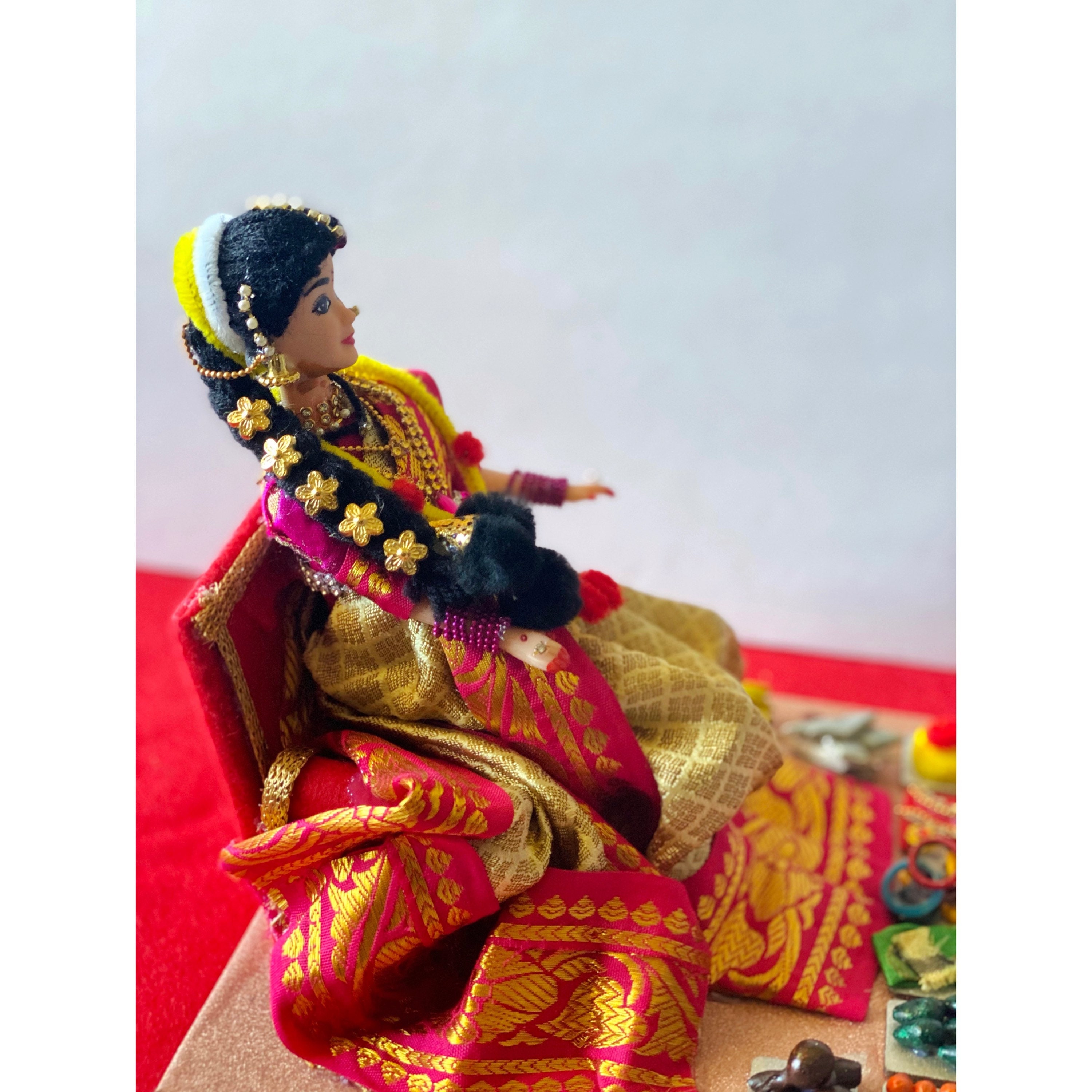 Seemantham Doll Set/ Baby Shower Dolls/ South Indian Baby Shower Doll ...