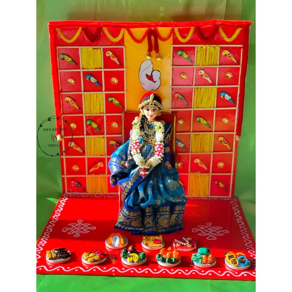 Baby Shower Doll Set/ Seemantham Doll Set/ Valaikappu Doll - Etsy
