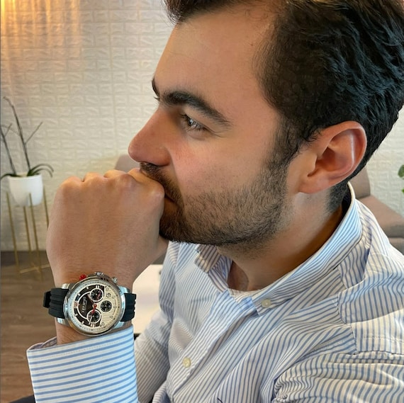 Tempus Automatic Blue Dial Sapphire - Watch for men -… - Gem