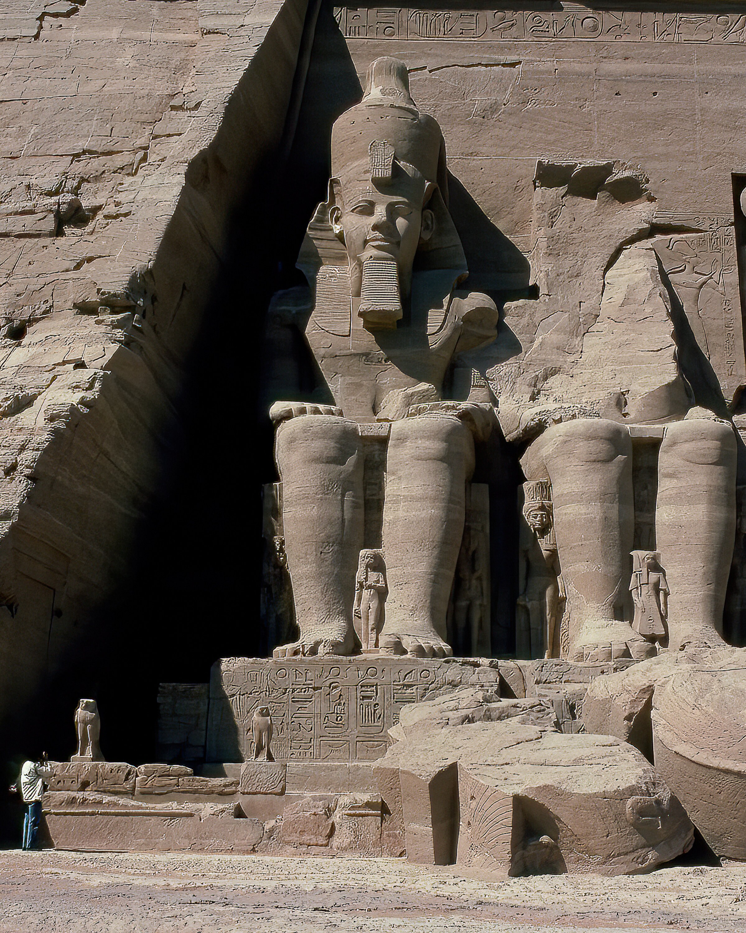 Abu Simbel Temple, Egypt Canvas Print | Wall Art Photography | Ancient Egyptian Ruins Hanging ...