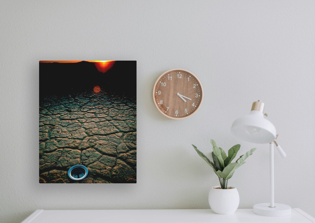 Desert Drain Canvas Wall Art Abstract Photo Art Wall Art Photography ...