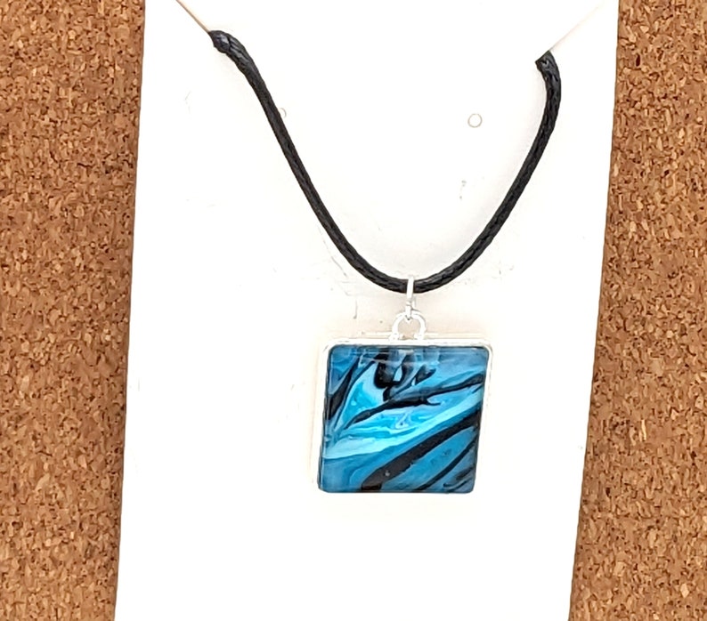 Acrylic Pour Paint Skin Necklaces - Etsy
