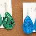 Acrylic Pour Earrings - Etsy
