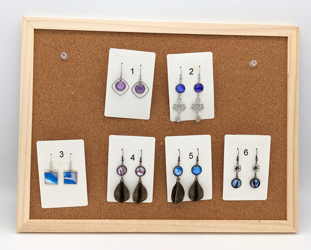 Acrylic Pour Paint Skin Earrings - Etsy