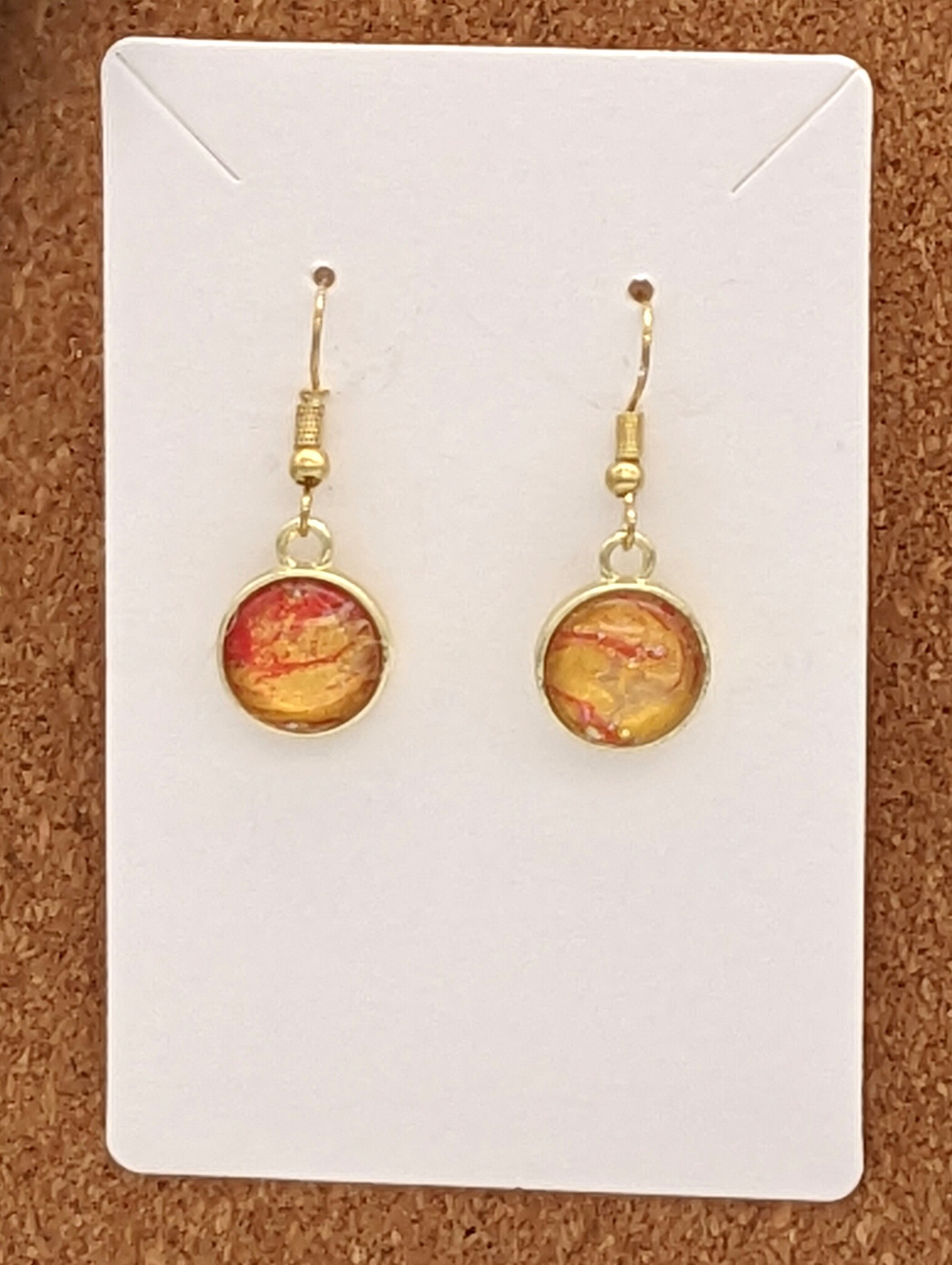 Acrylic Pour Earrings - Paint Skins - Etsy