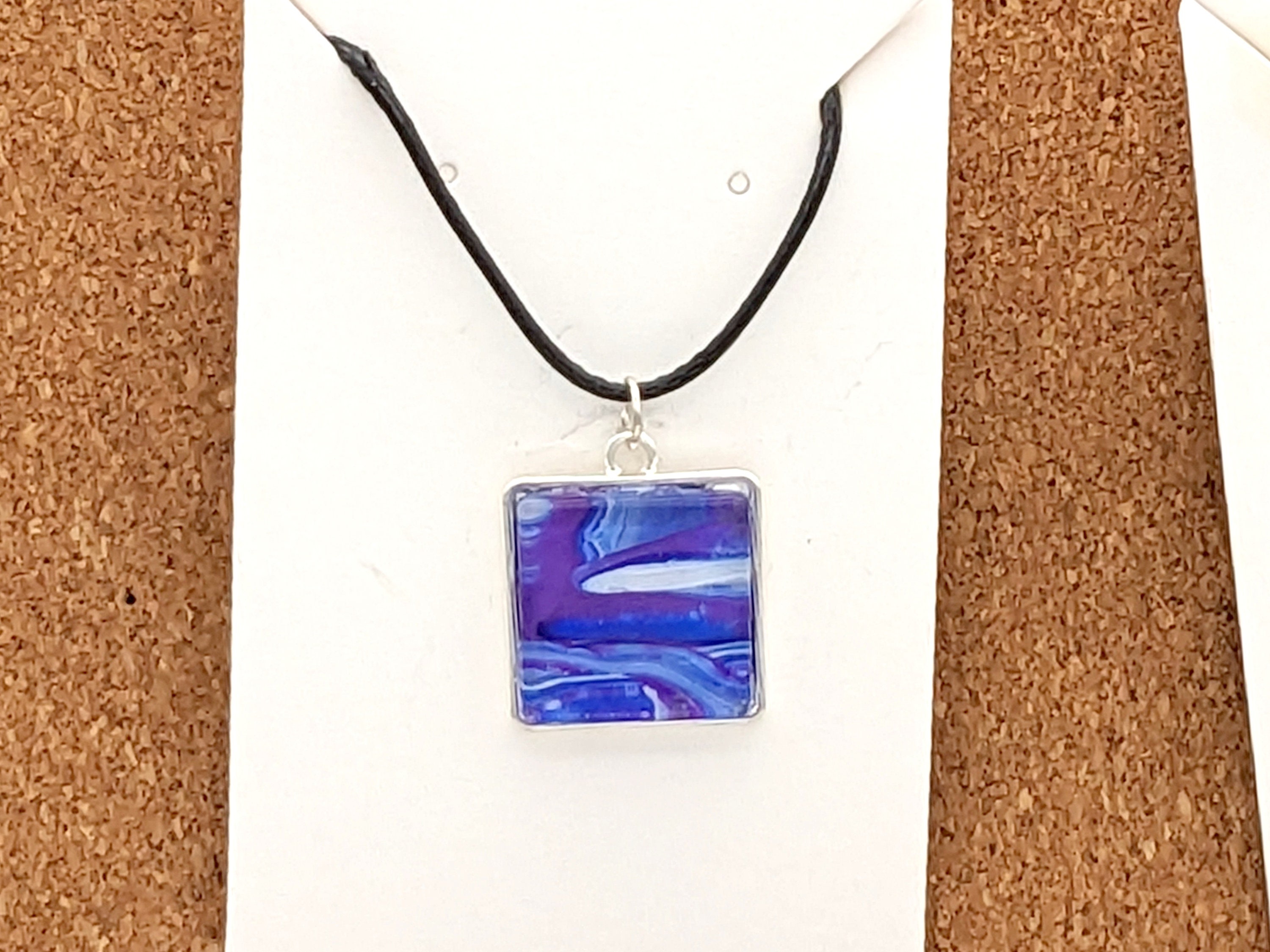 Acrylic Pour Paint Skin Necklaces - Etsy