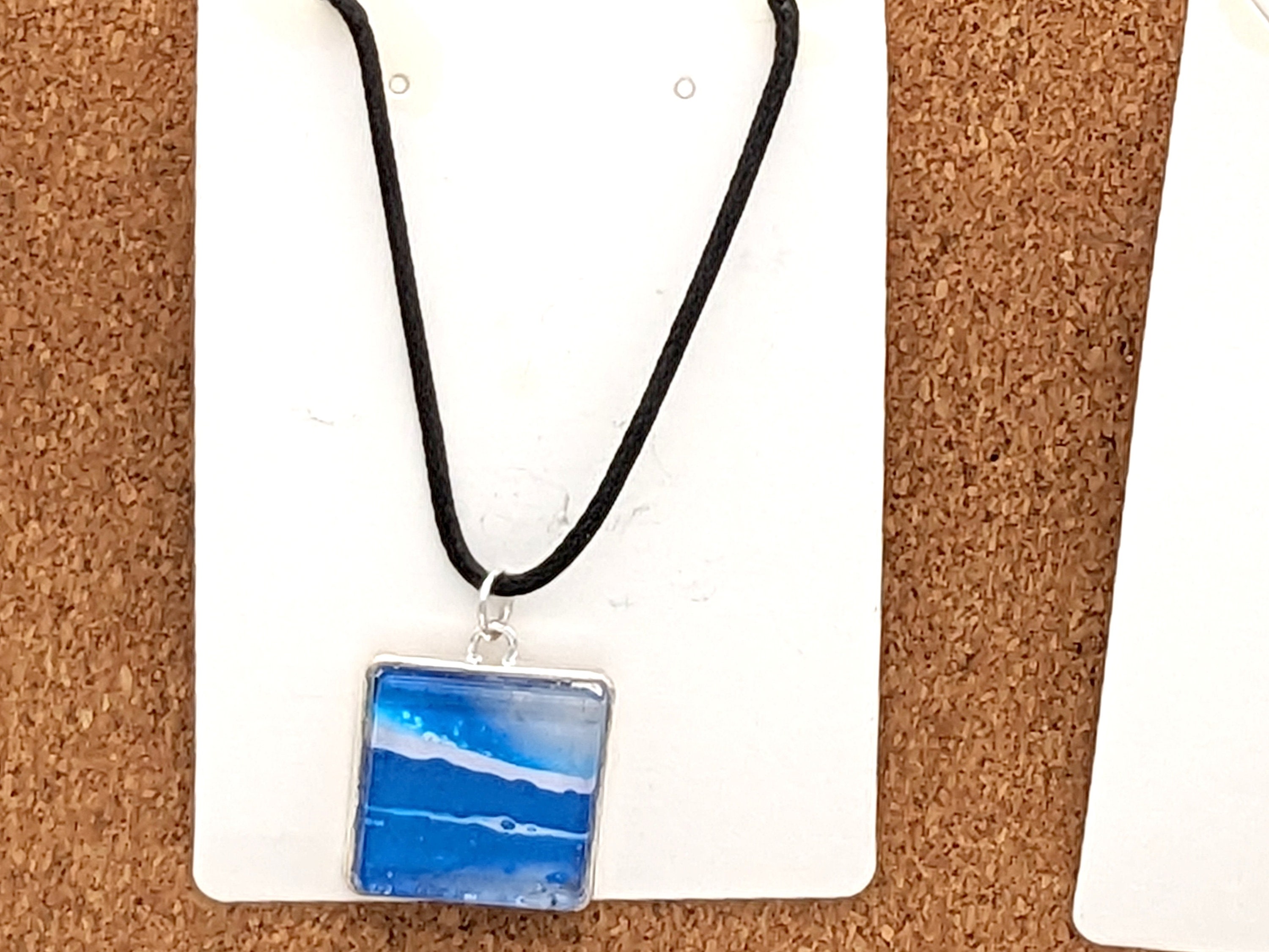 Acrylic Pour Paint Skin Necklaces - Etsy