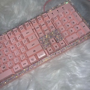 Blinged Keyboard - Etsy