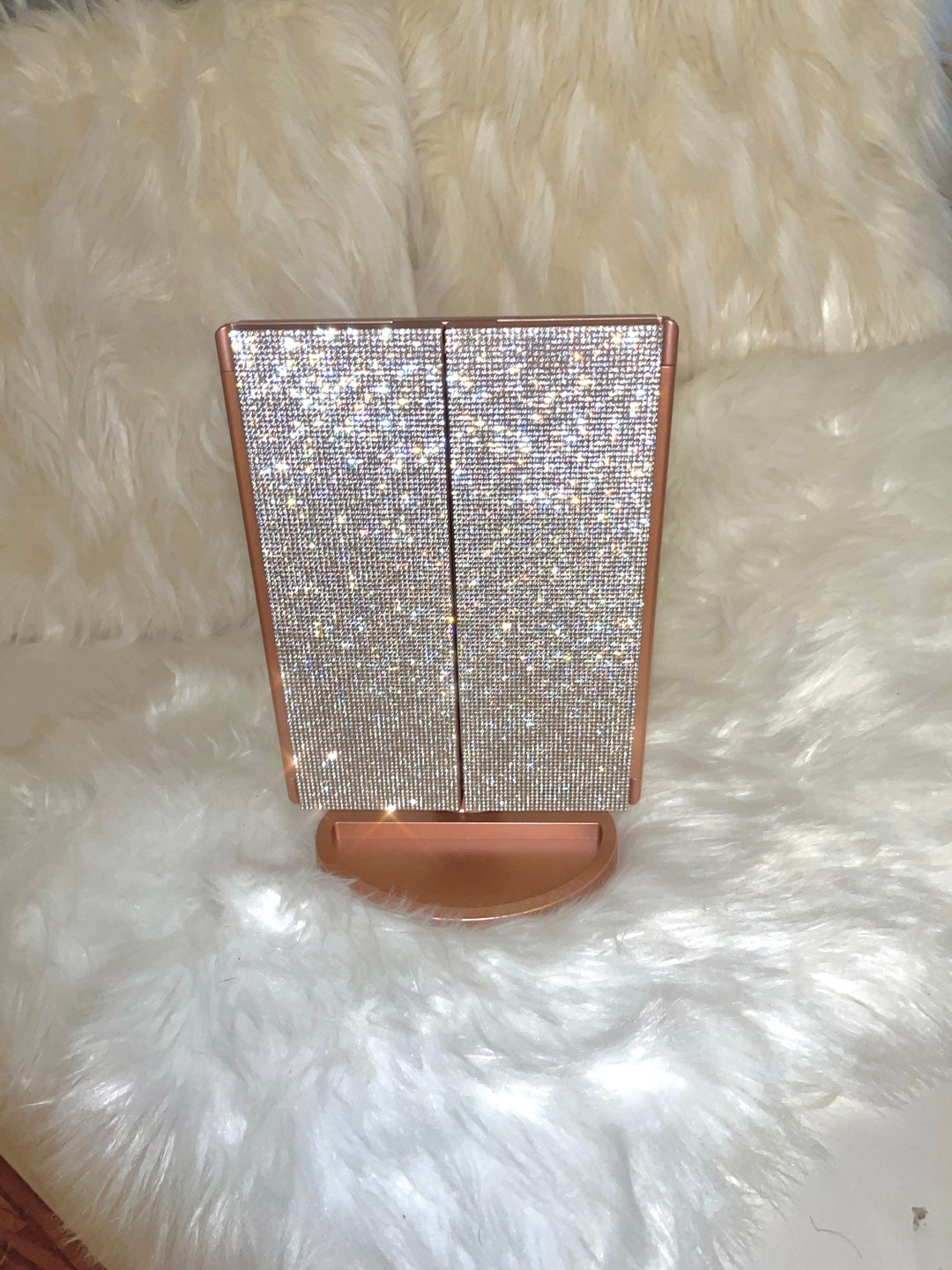 Bedazzled Lighted Vanity Makeup Mirror (design 1) - Etsy