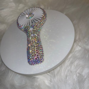Bedazzled Handheld Fan - Etsy
