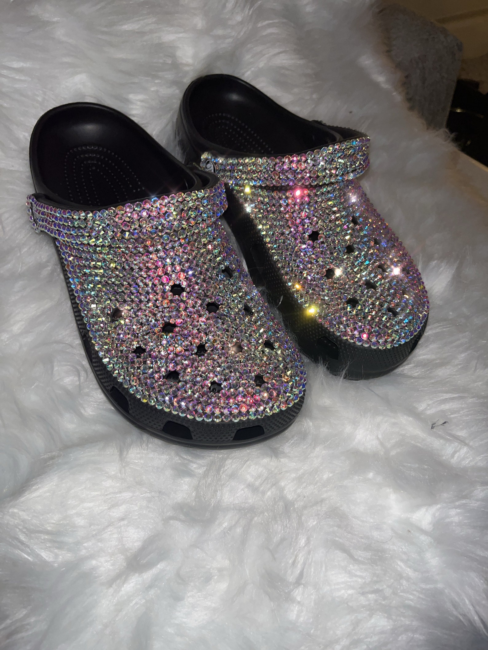 Swarovski Crystal Crocs - Etsy