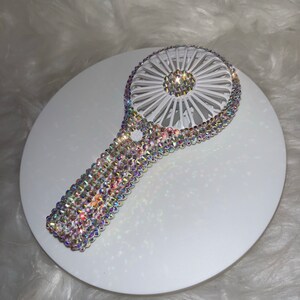 Bedazzled Handheld Fan - Etsy