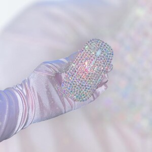 Crystal Covered Wireless Bluetooth Mouse - Etsy