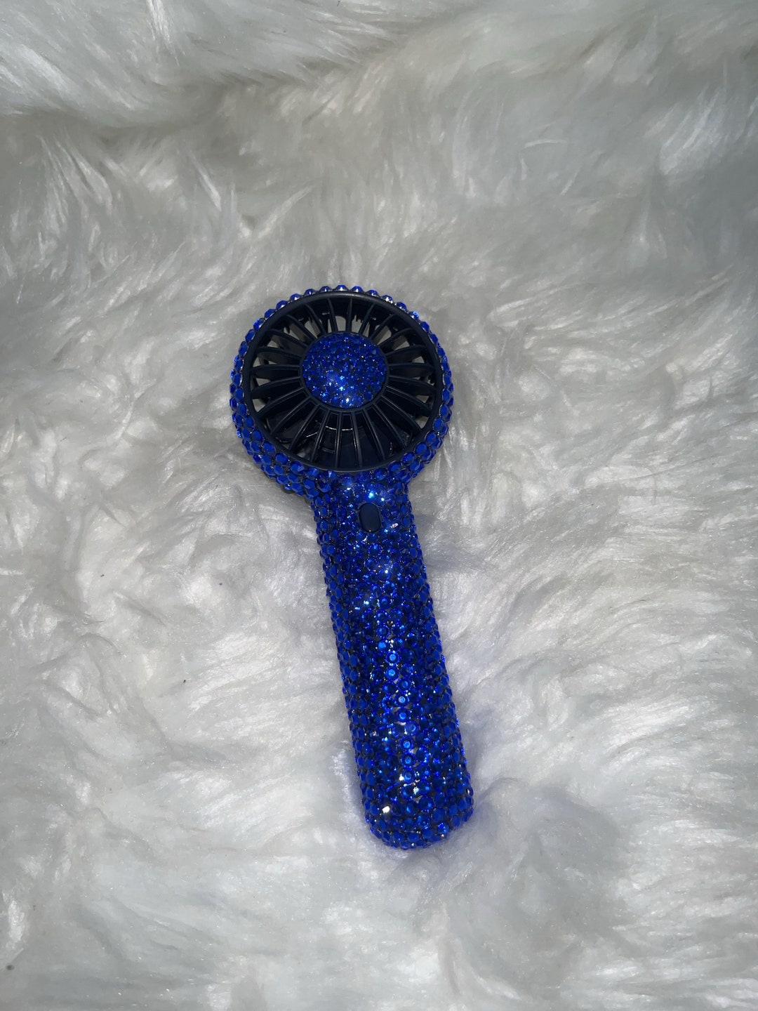 Bling Handheld Fan (blue) - Etsy