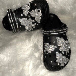 Extra Butterfly Theme Crocs - Etsy