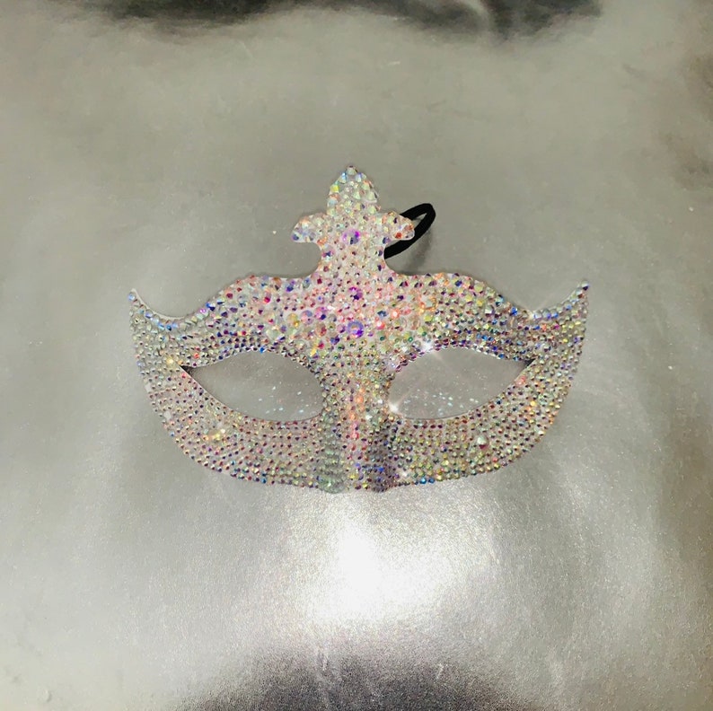 Bedazzled in Swarovski Masquerade Mask - Etsy