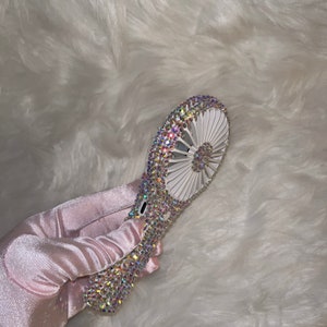 Bedazzled Handheld Fan - Etsy