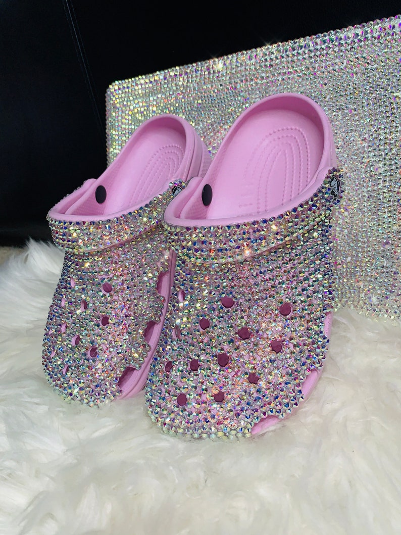 Swarovski Crystal Crocs - Etsy