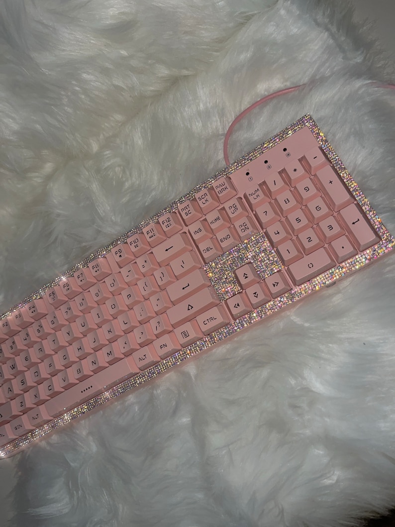 Blinged Keyboard - Etsy