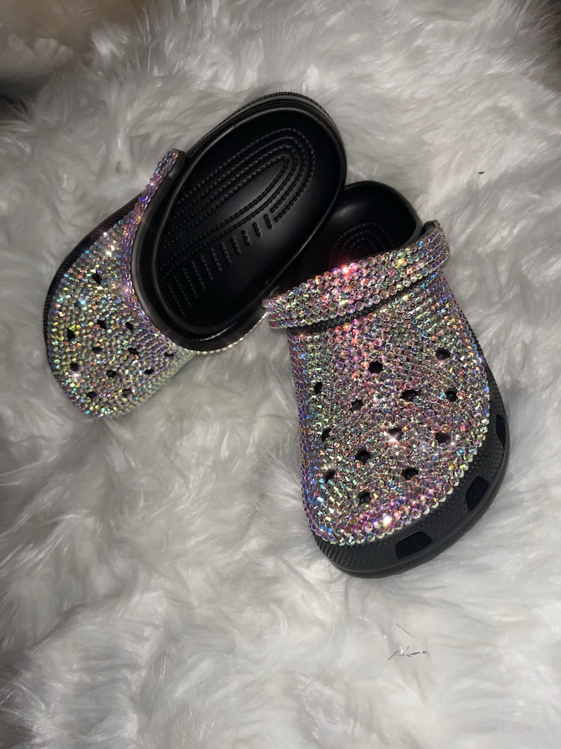 Swarovski Crystal Crocs - Etsy