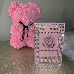 Pretty Pink Passport Case - Etsy