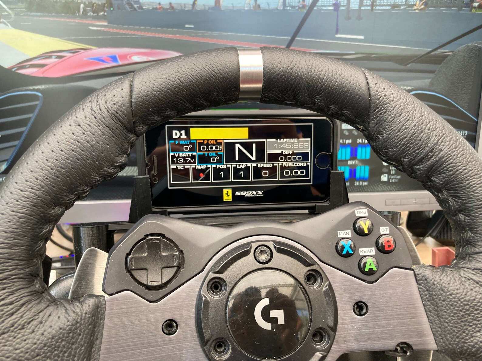 Phone Mount For Logitech Wheels G29 G920 G923 G27 G25 | Etsy