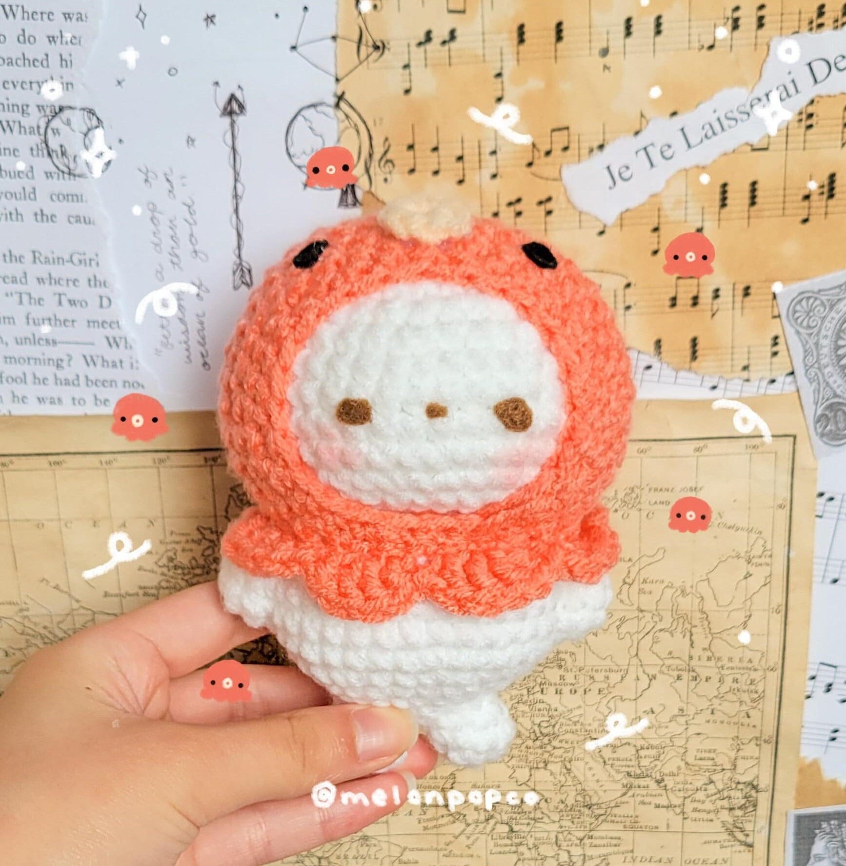 Tako Seal Plushie PDF Crochet Amigurumi Pattern - Etsy