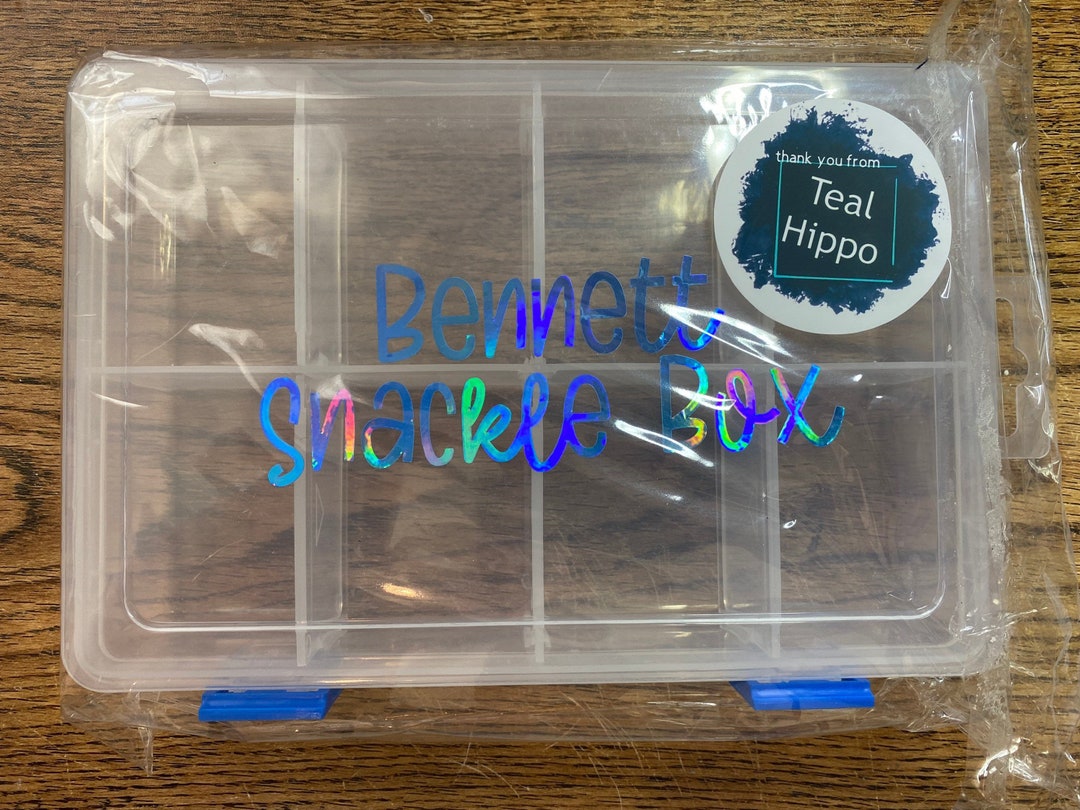 Snackle/tackle Case/box 8 Grid Medium Sized Snackle/tackle Box Bead ...