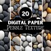 Pebble Texture Seamless Digital Paper Patterns COMMERCIAL USE Instant ...