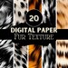 Animal Fur Texture Seamless Digital Paper COMMERCIAL USE Digital ...